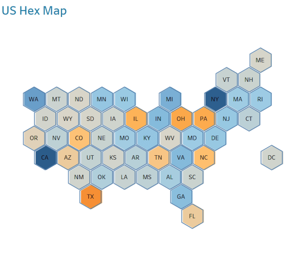 Custom Geocoding Hex Map - Tableau Training