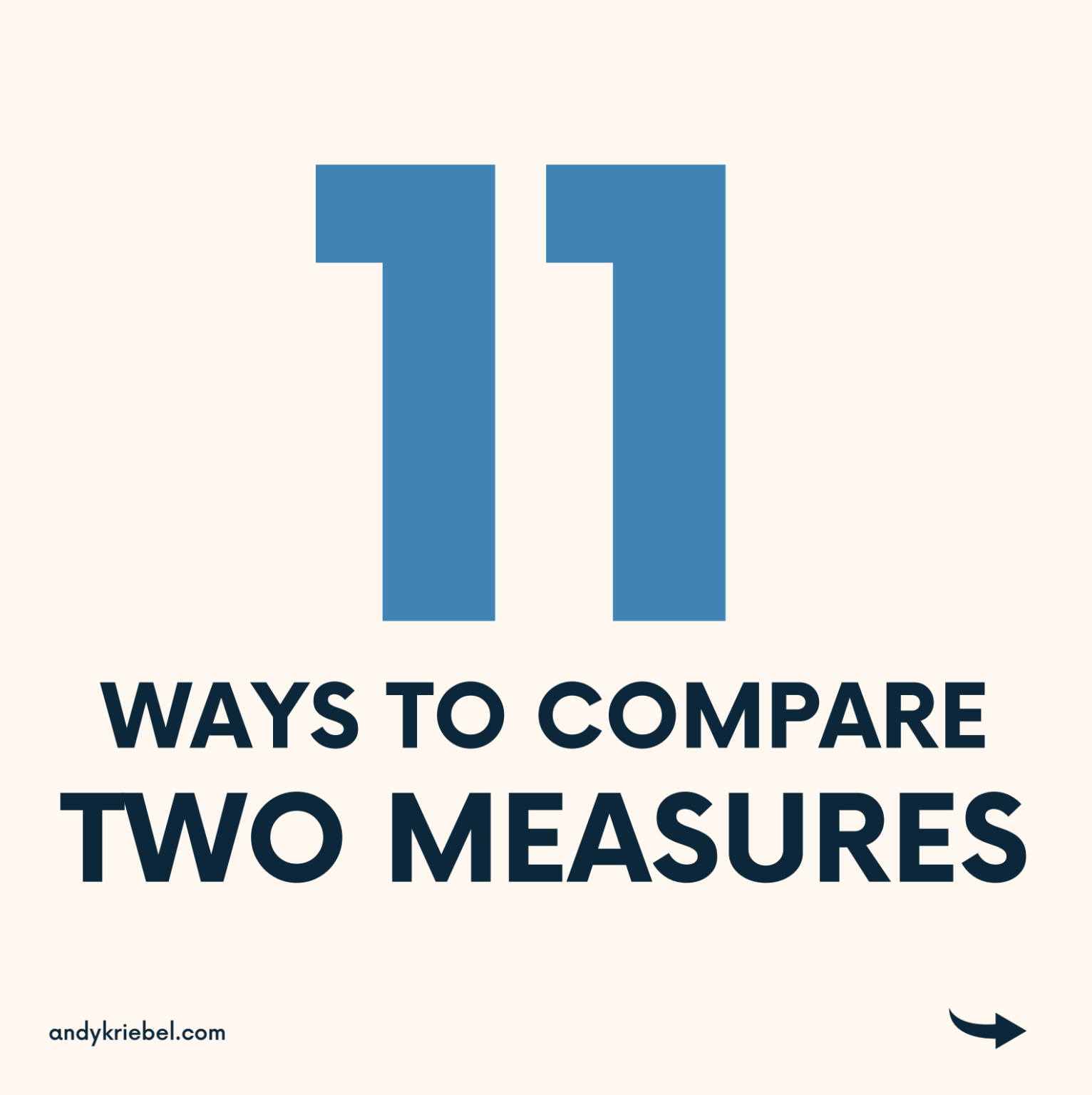 11 Ways to Compare Two Measures - Tableau Training
