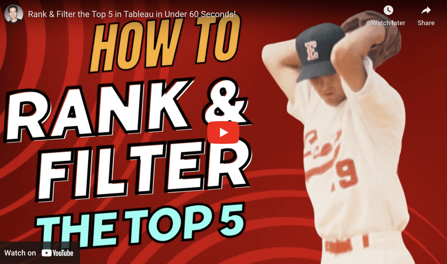 How to Rank & Filter the Top 5 in Tableau in Under 60 Seconds ...